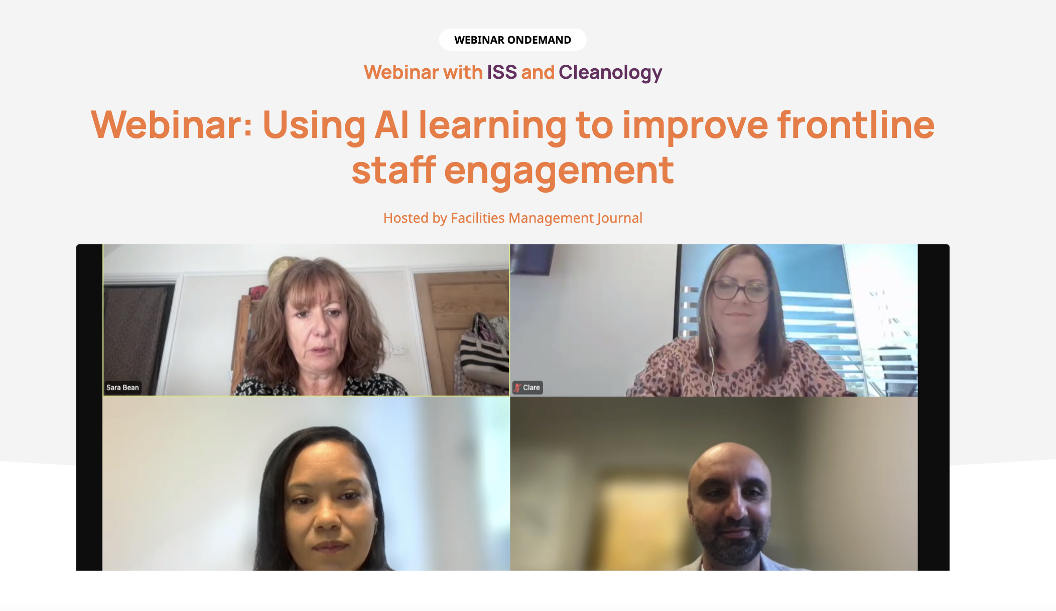 Webinar: Using AI to improve frontline engagement